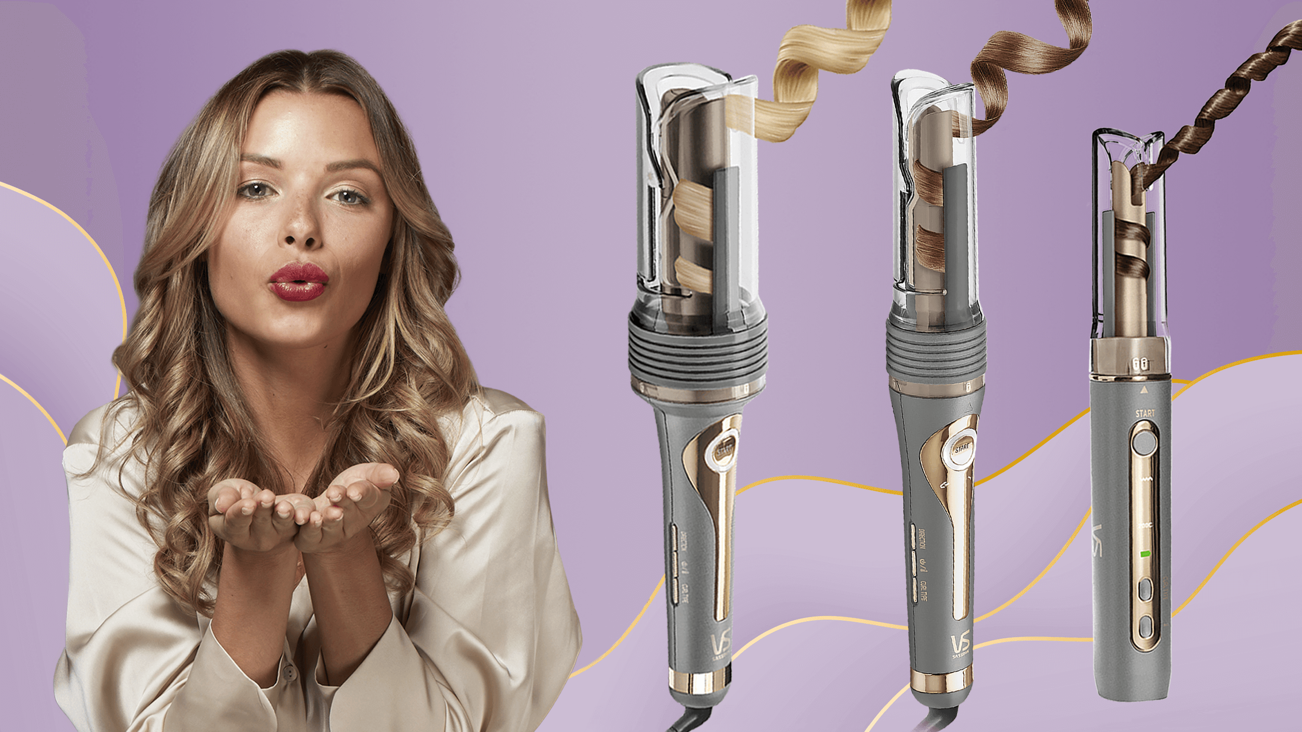 Curl Secret® Auto Curler Collection for perfect curls & waves | | VS Sassoon Australia
